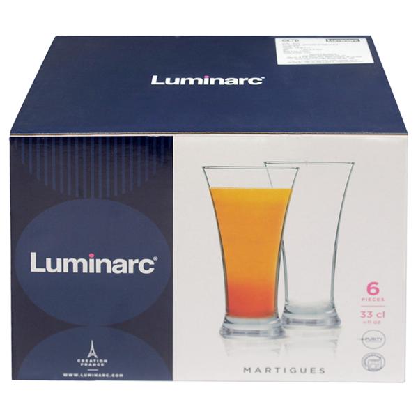 Luminarc Martigues Glass HB Tumbler 330 ml (Set of 6) - JioMart