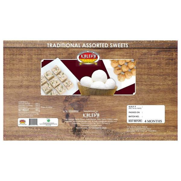 Kaleva Mishthan Assorted Sweets Gift Pack 900 g - JioMart