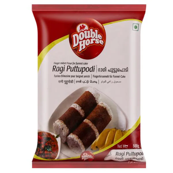 Double Horse Ragi Puttu Podi Millet Flour 500 g - JioMart
