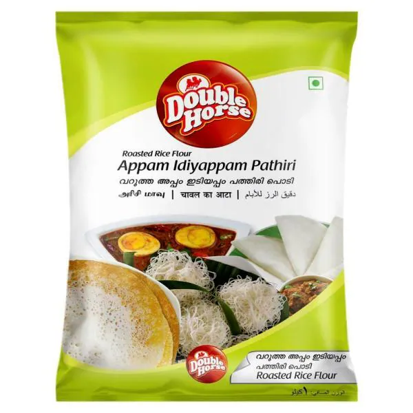 Double Horse Appam Idiyappam Pathiri / Roasted Rice Flour 500 g - JioMart