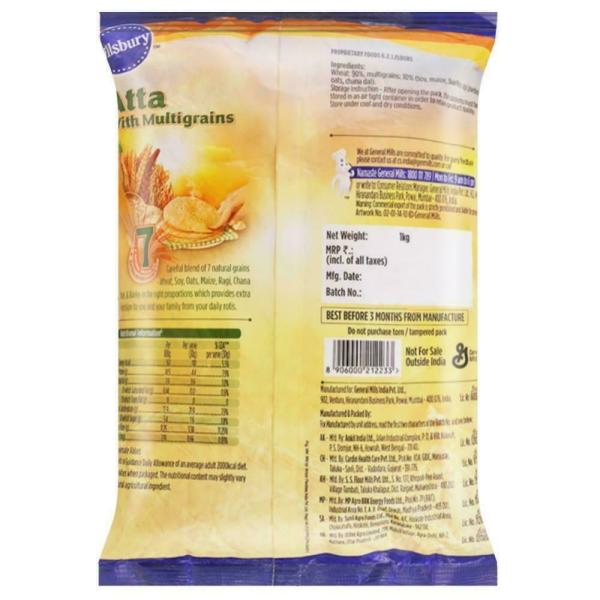 Pillsbury Multigrain Atta 1 kg - JioMart