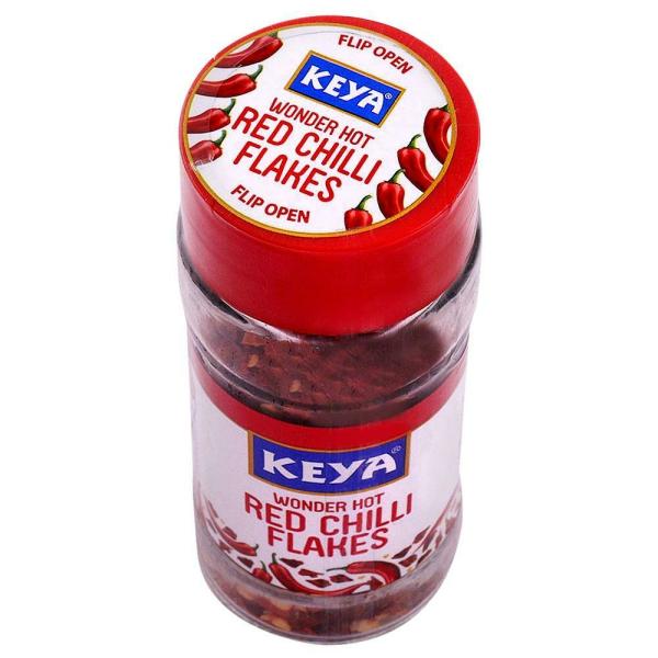 Keya Wonder Hot Red Chilli Flakes 40 g - JioMart