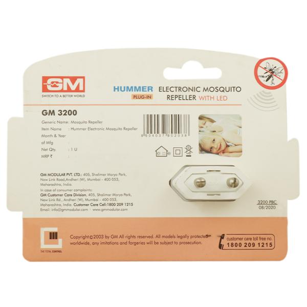 GM Hummer 2 Pin Plug-In Ultrasound Mosquito Repeller with Indicator ...