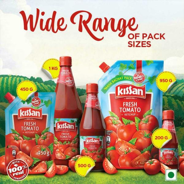 Kissan Fresh Tomato Ketchup 950 g - JioMart