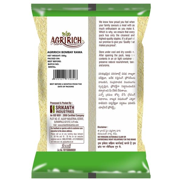 Agririch Bombay Rawa 500 g - JioMart