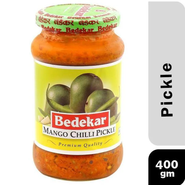 Bedekar Premium Mango Chilli Pickle 400 g - JioMart