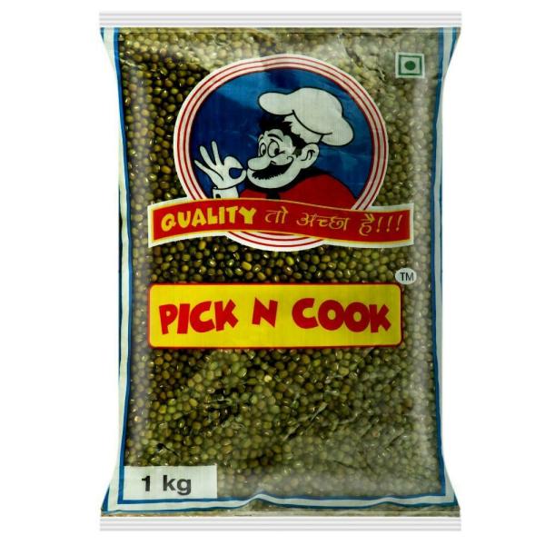 Pick N Cook Premium Whole Moong 1 kg - JioMart