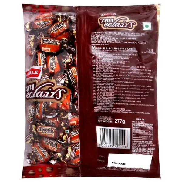 Parle 2 In 1 Eclairs Toffee 277 g - JioMart