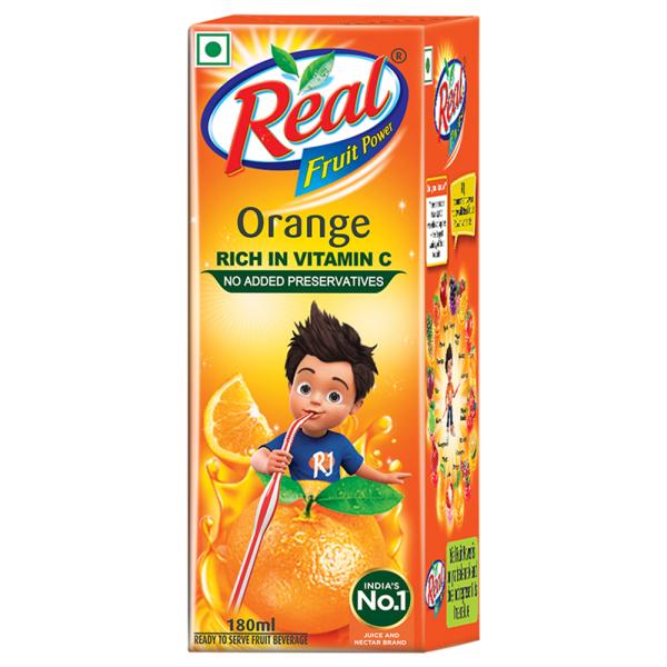Real Orange Juice 180 ml - JioMart