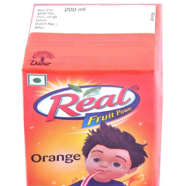 Real Orange Juice 180 ml - JioMart