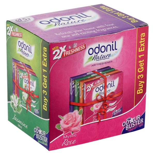 Odonil Air Freshener Block Assorted 75 g (Buy 3 Get 1 Free) - JioMart