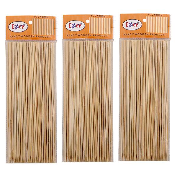 Ezee Wooden Stick 8 inch 90 pcs (Pack of 3) - JioMart