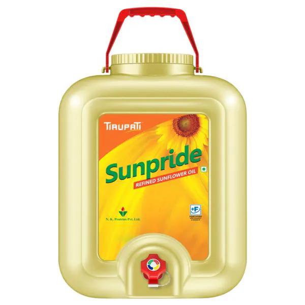 Tirupati Sunpride Refined Sunflower Oil 15 L - JioMart