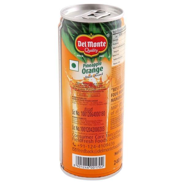 Delmonte Pineapple Orange Fruit Drink 240 ml - JioMart