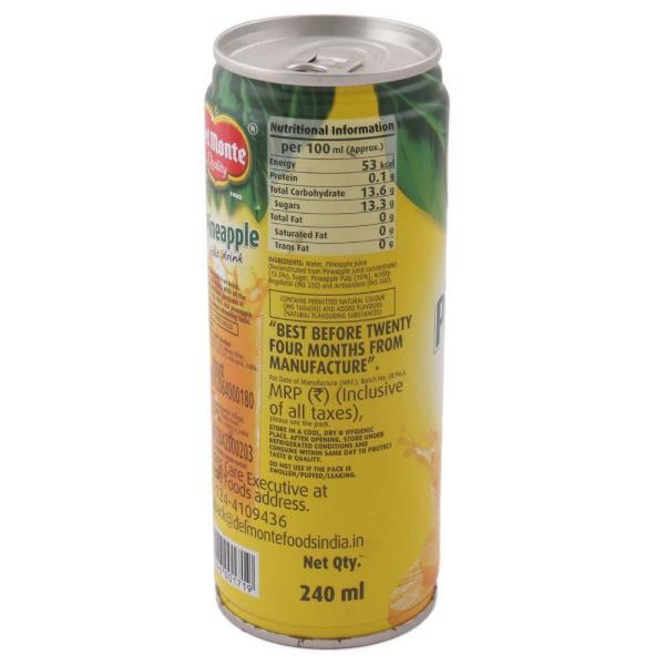 Del Monte Pineapple Fruit Drink 240 ml - JioMart