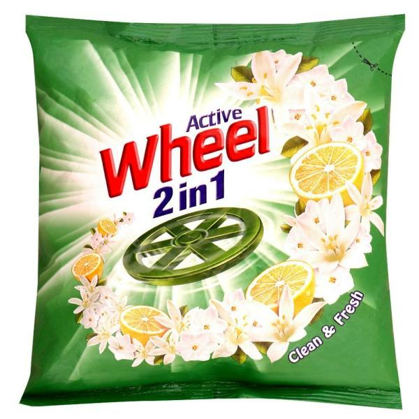 Active Wheel Green Lemon & Jasmine Detergent Powder 500 g - JioMart