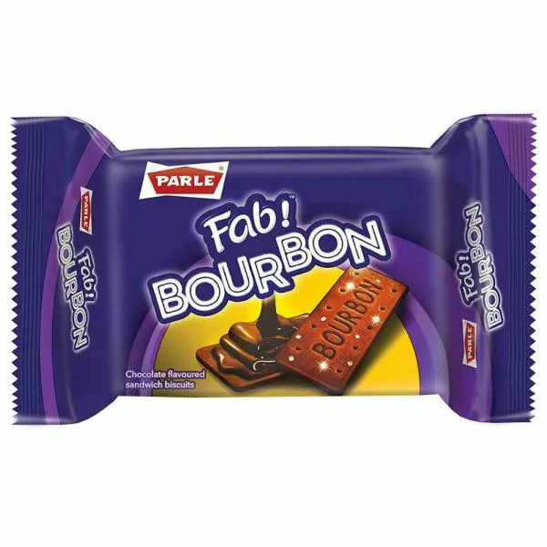 Parle Fab Bourbon Chocolate Cream Biscuits 50 g - JioMart