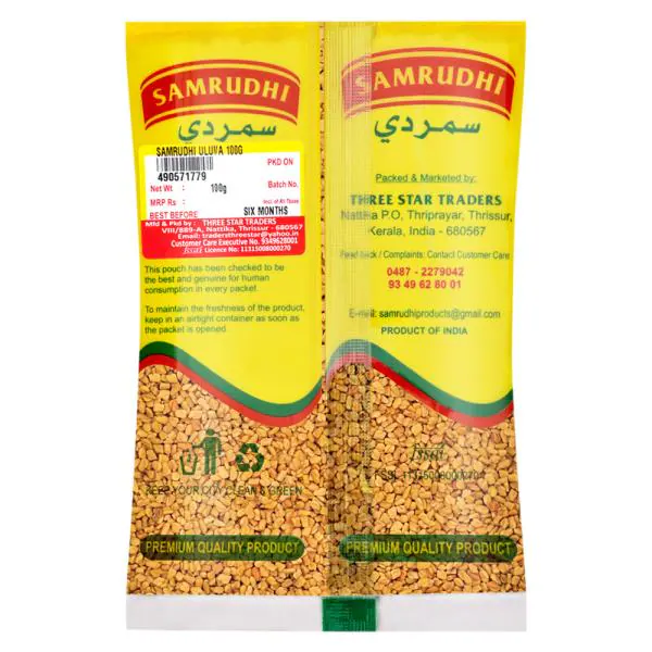 Samrudhi Uluva (Fenugreek Seeds) 100 g - JioMart