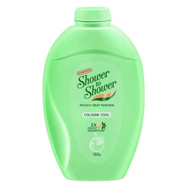 Shower to Shower Cologne Cool Prickly Heat Powder 150 g (Free Shower to ...