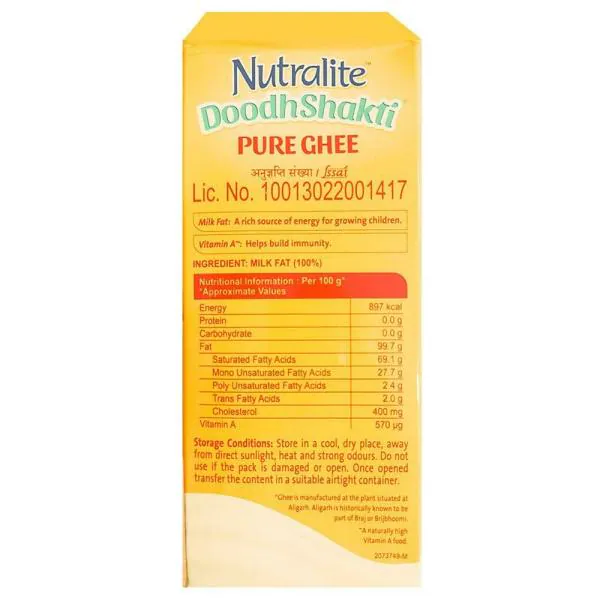 Nutralite Doodhshakti Ghee 1 L (Carton) - JioMart