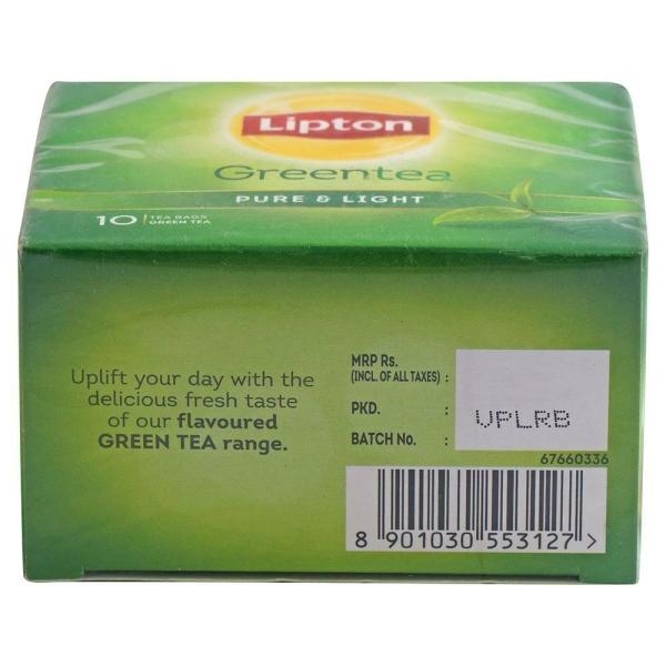 Lipton Pure & Light Green Tea Bags 10 pcs - JioMart