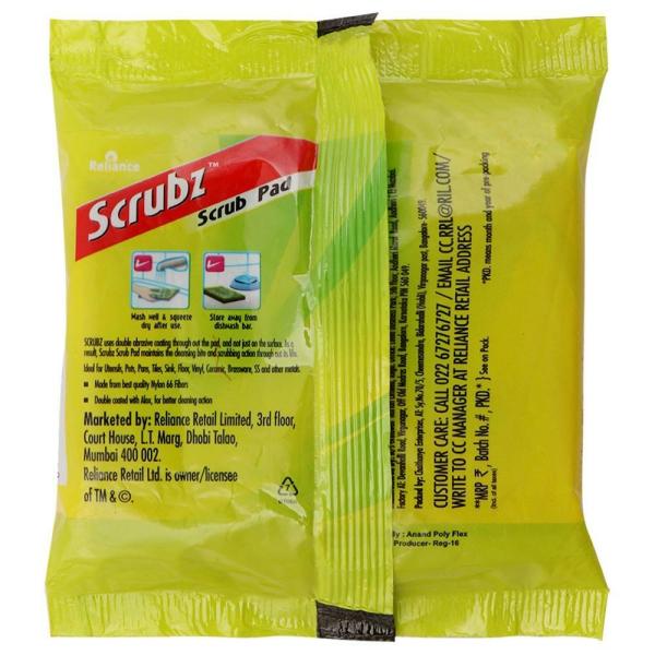 Scrubz Scrub Pad (7.5 cm x 10 cm) (Buy 1 Get 1 free inside) - JioMart