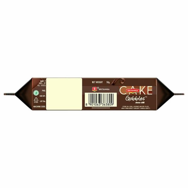 Britannia Gobbles Choco Chill Cake 50 g (With Egg) - JioMart