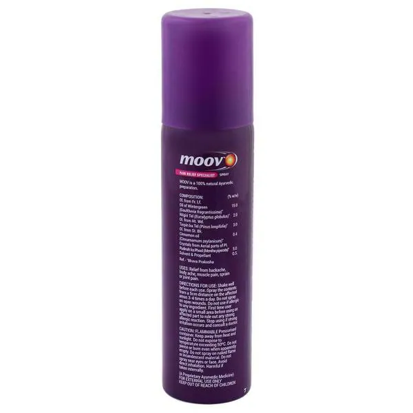 Moov Pain Relief Specialist Spray 80 g - JioMart