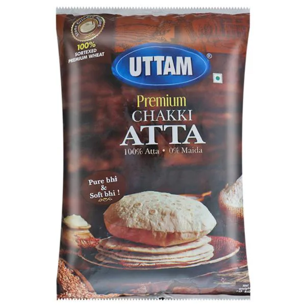 Uttam Premium Chakki Wheat Atta 10 kg - JioMart