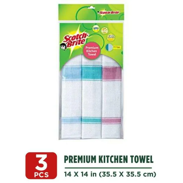 Scotch-Brite Premium Kitchen Towel 3 pcs - JioMart