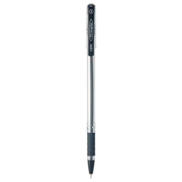 Bic Cello 0.7 mm Fine Grip Black Ball Point Pen (Pack of 5) - JioMart