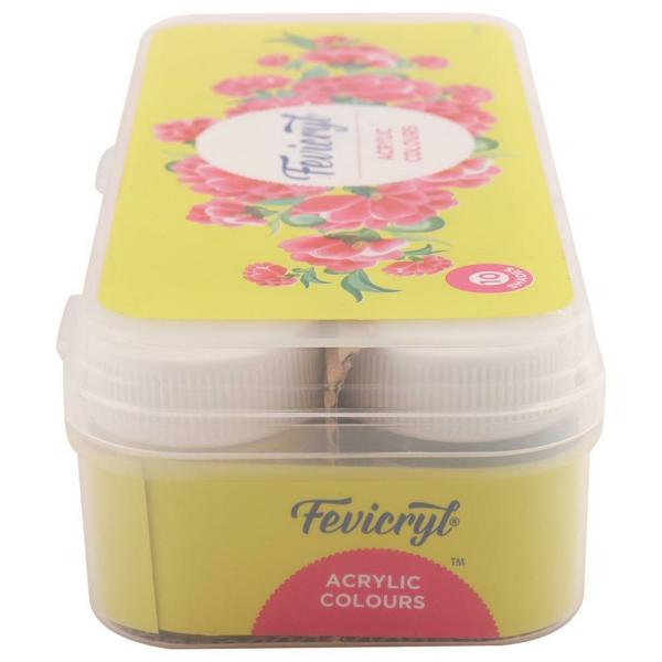 Pidilite Fevicryl Sunflower Acrylic Colours Kit (10 Shades) - JioMart