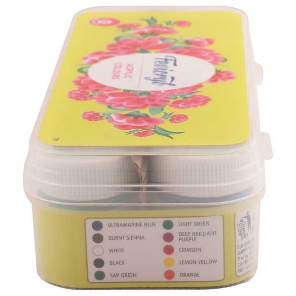 Pidilite Fevicryl Sunflower Acrylic Colours Kit (10 Shades) - JioMart