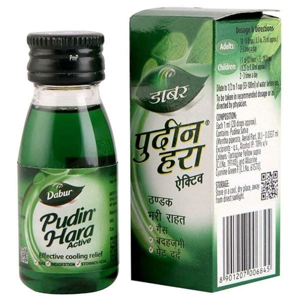 Dabur Pudin Hara Active Ayurvedic Syrup 30 ml - JioMart