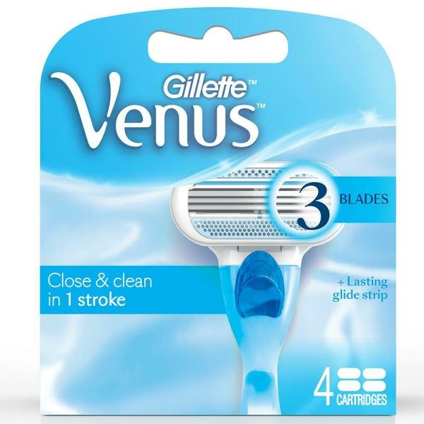 Gillette Venus Shaving Cartridge 3 Blades 4 pcs - JioMart