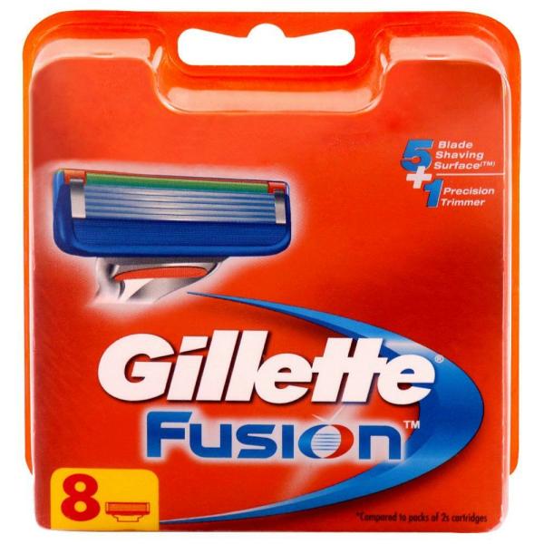 Gillette Fusion Shaving Cartridge 5 blades 8 pcs - JioMart