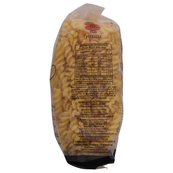 Garofalo 63 Fusilli Pasta 500 g - JioMart