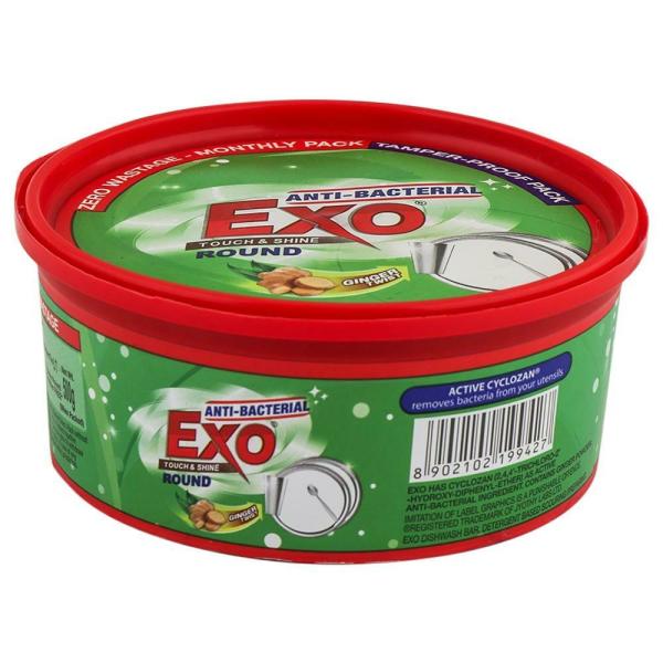 Exo Touch & Shine Anti-Bacterial Round Dishwash Bar 500 g - JioMart