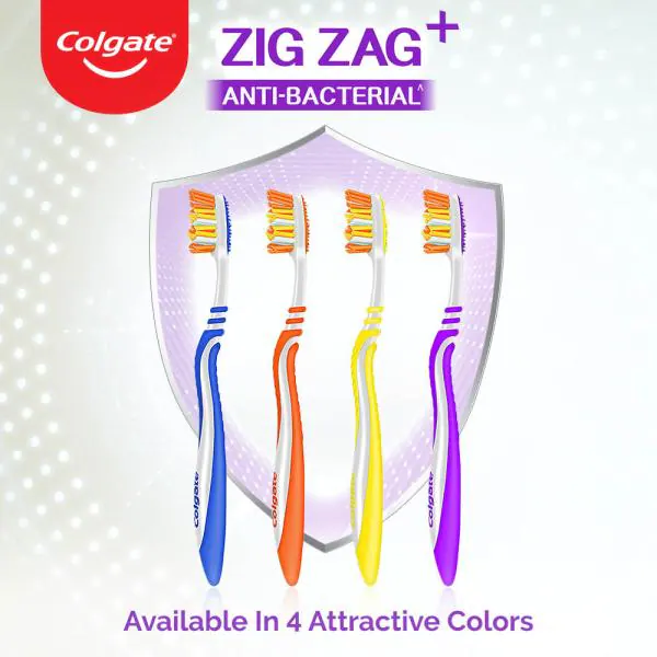Colgate Zig Zag (Medium) Toothbrush (Pack of 3) - JioMart