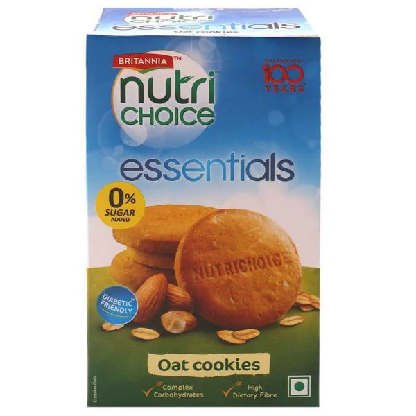 Britannia NutriChoice Essentials Oat Cookies 150 g - JioMart