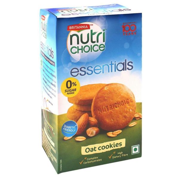 Britannia NutriChoice Essentials Oat Cookies 150 g - JioMart