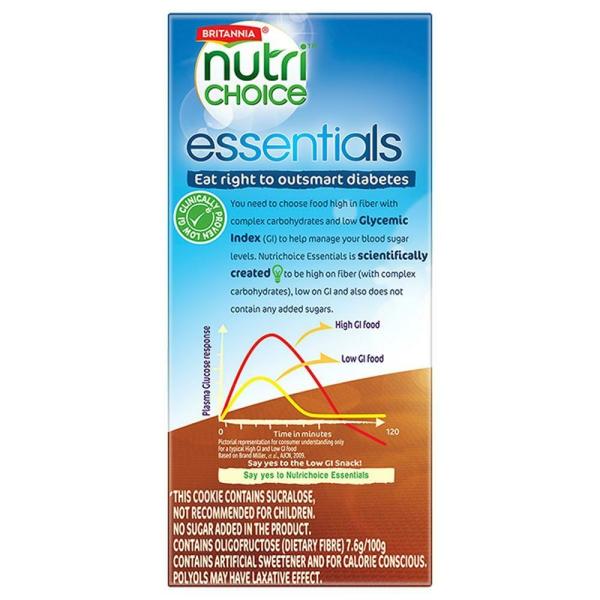 Britannia NutriChoice Essentials Ragi Cookies 150 g - JioMart