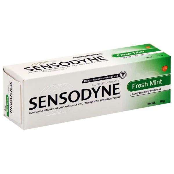 Sensodyne Sensitive Fresh Mint Toothpaste 40 g - JioMart