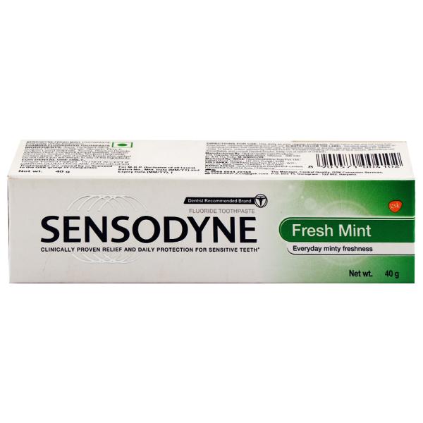 Sensodyne Sensitive Fresh Mint Toothpaste 40 g - JioMart