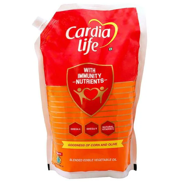 Cardia Life Edible Vegetable Blended Oil 1 L - JioMart