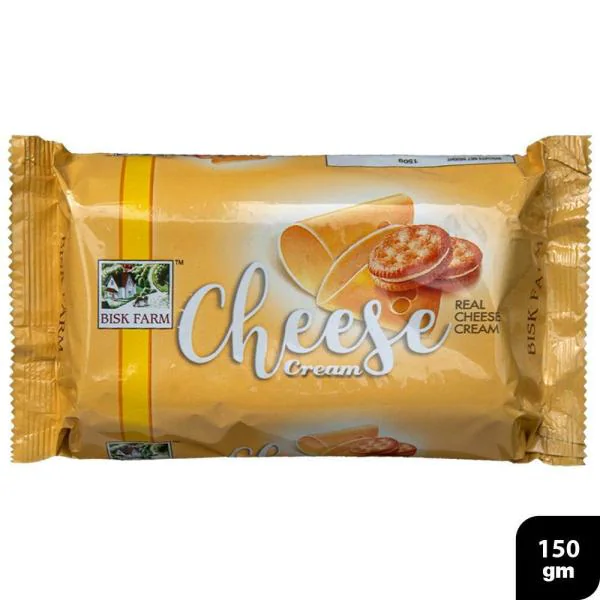 Bisk Farm Cheese Cream Biscuits 150 g - JioMart
