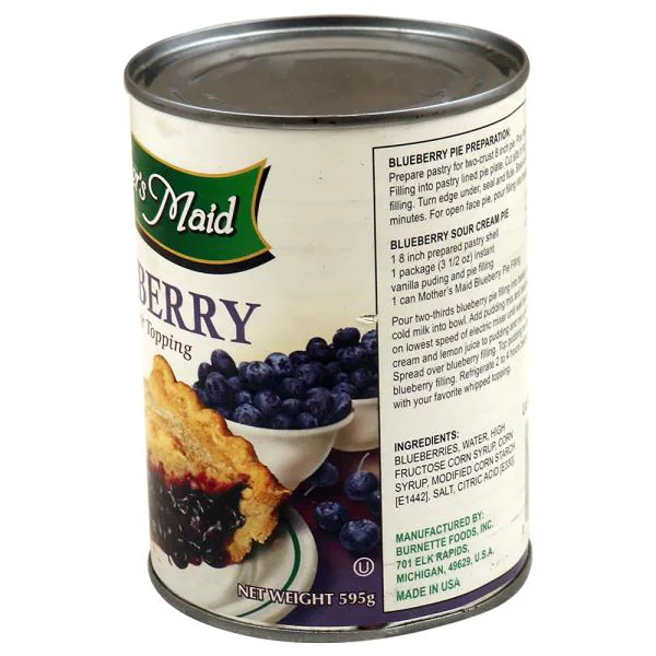 Mother's Maid Blueberry Filling 595 g - JioMart