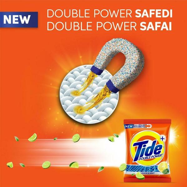 Tide Plus Lemon & Mint Detergent Powder 6 kg (Get 2 kg Free) - JioMart