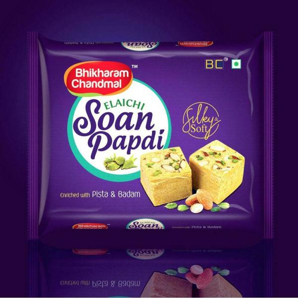 Bhikharam Chandmal Elaichi Soan Papdi 400 g - JioMart