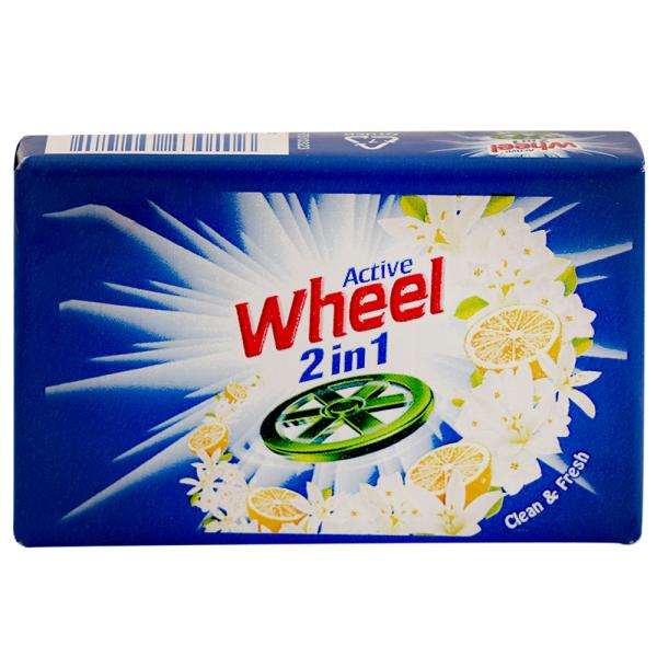 Active Wheel 2 in 1 Detergent Bar 180 g - JioMart